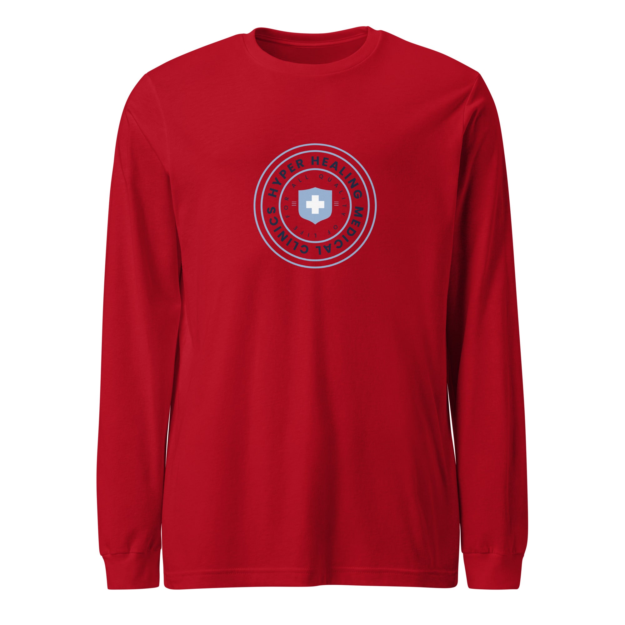Round Logo Unisex Long Sleeve Tee – Swaggy